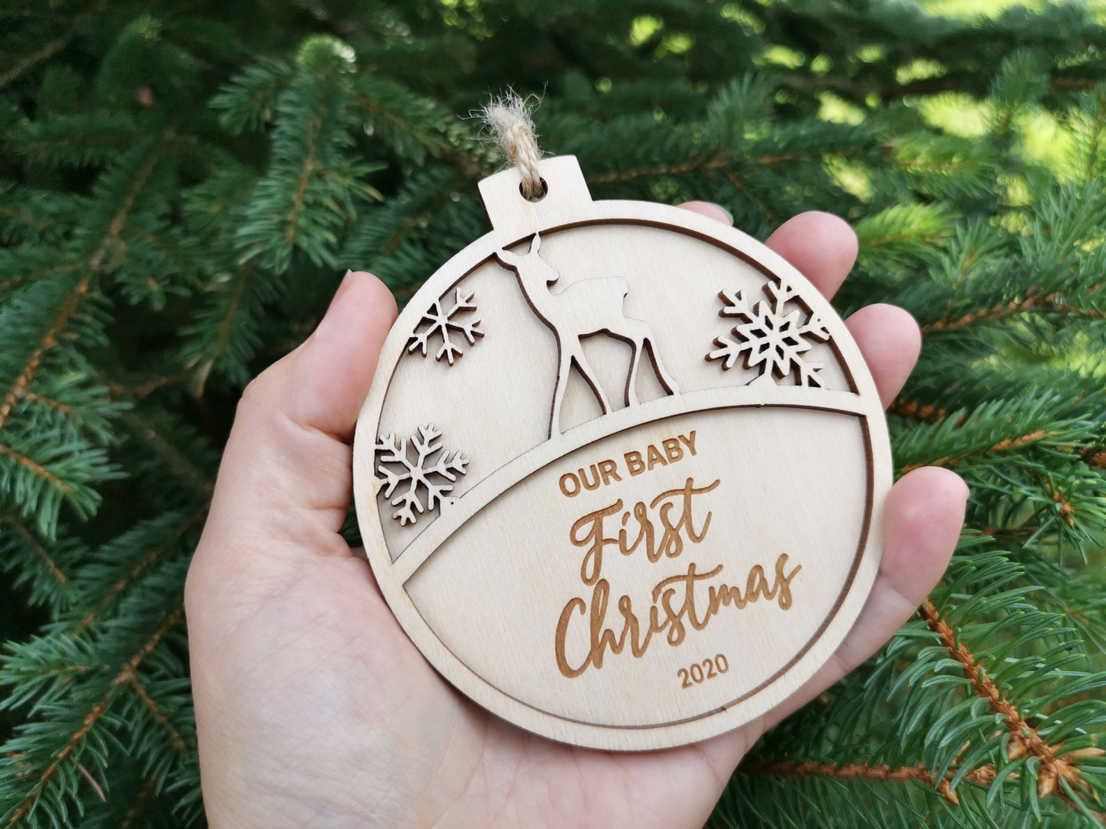 PERSONALIZED Christmas Tree Bauble CUSTOM Name Ideal Gift for | Etsy