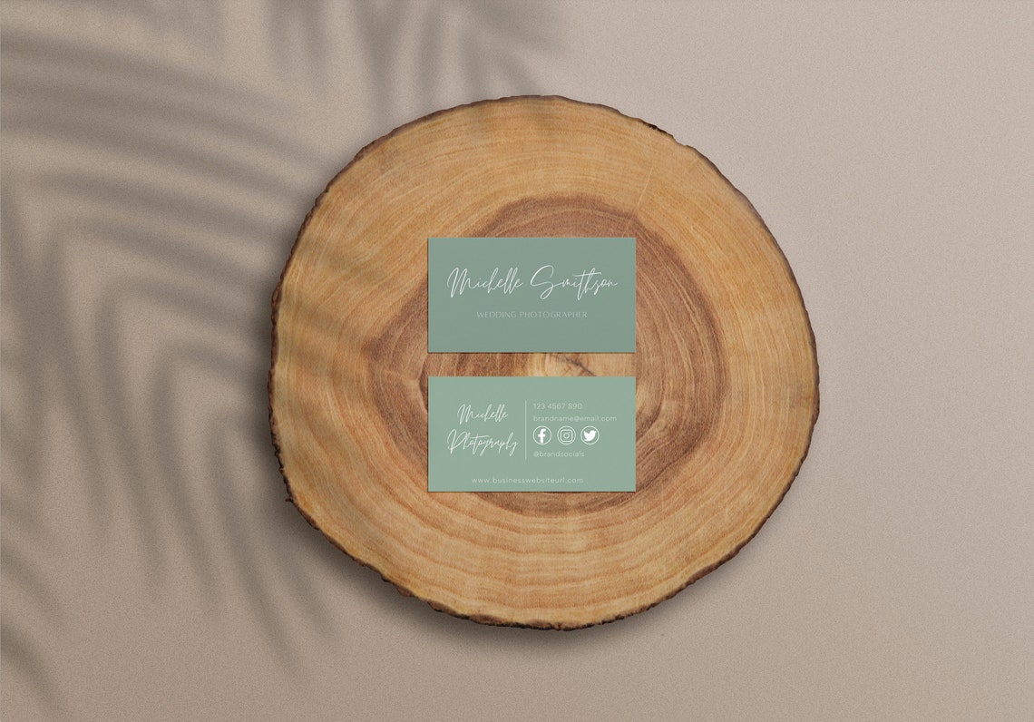 Business Card Template, Simple Business Cards, Aesthetic Cards ...