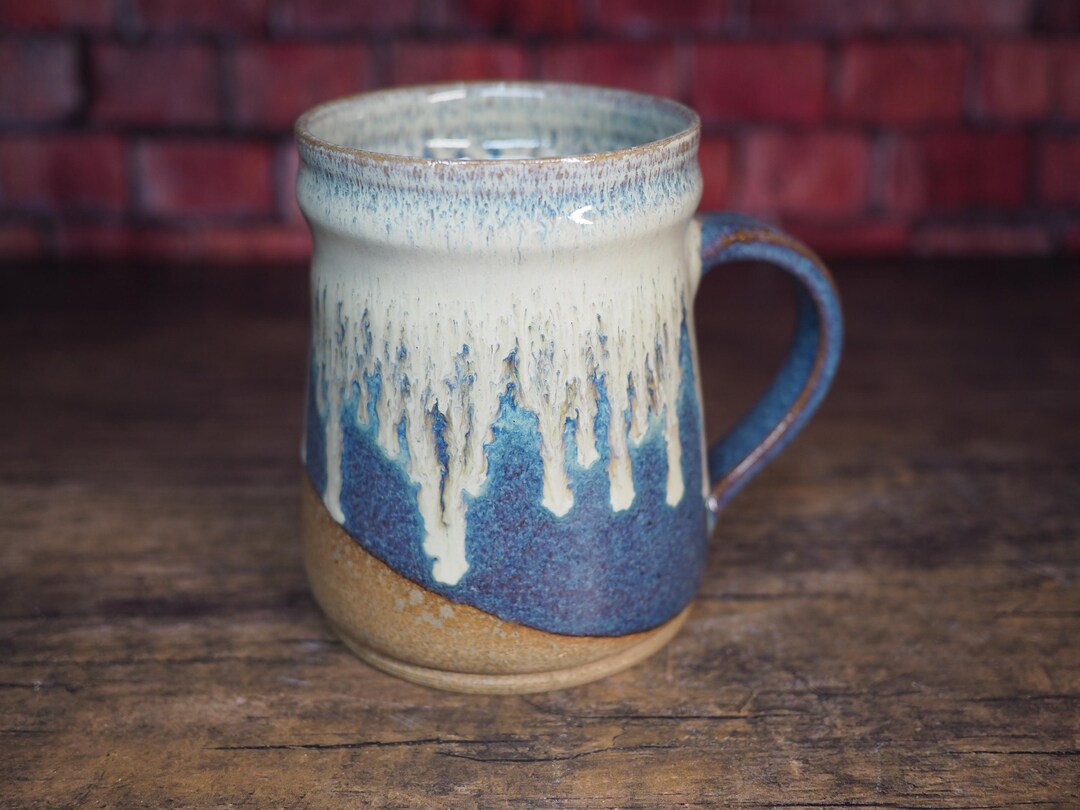 Alehouse Mug | Blue Drip | Stoneware | Handmade Ceramic Mug | Gift ...