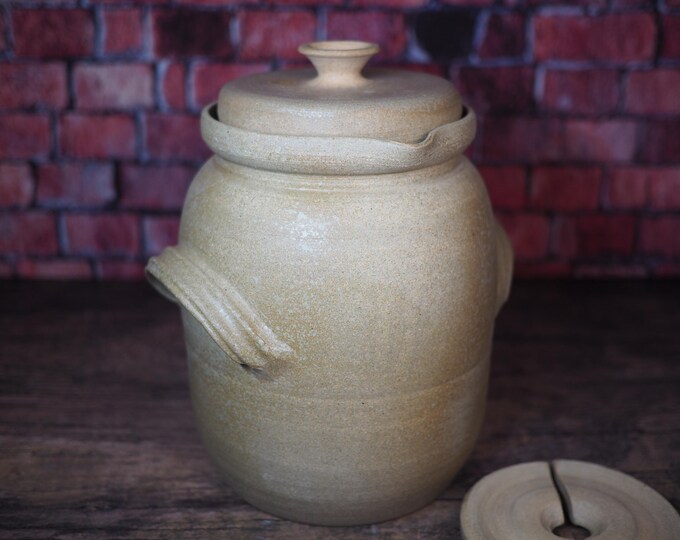 Fermentation Crock - 3.9qt With Weights | Fermenting | Pickling ...