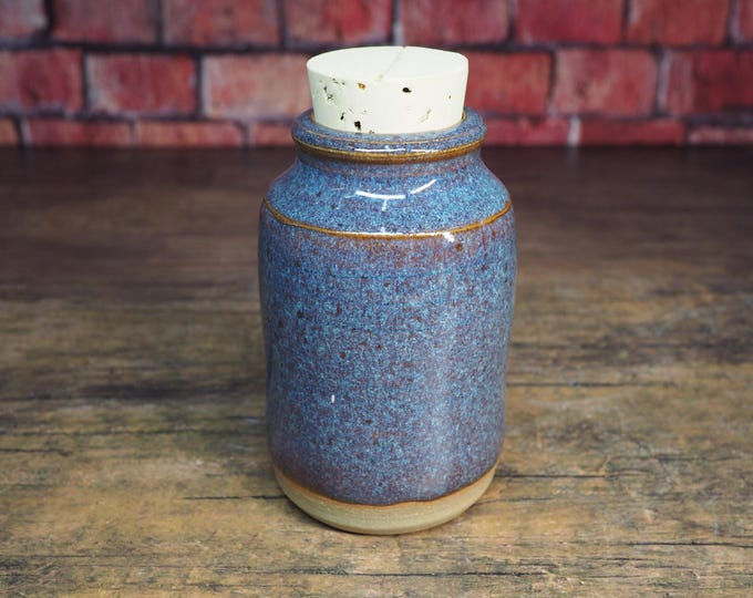 Handmade Ceramic Jar With Lid: Small Stoneware Tea Container - Etsy
