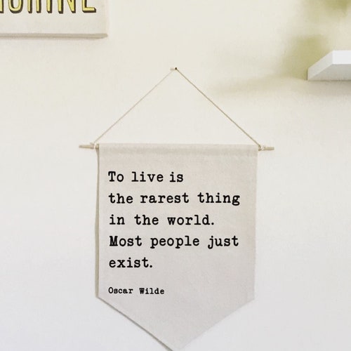 Canvas Banner Wall Hanging Book Quote - Etsy