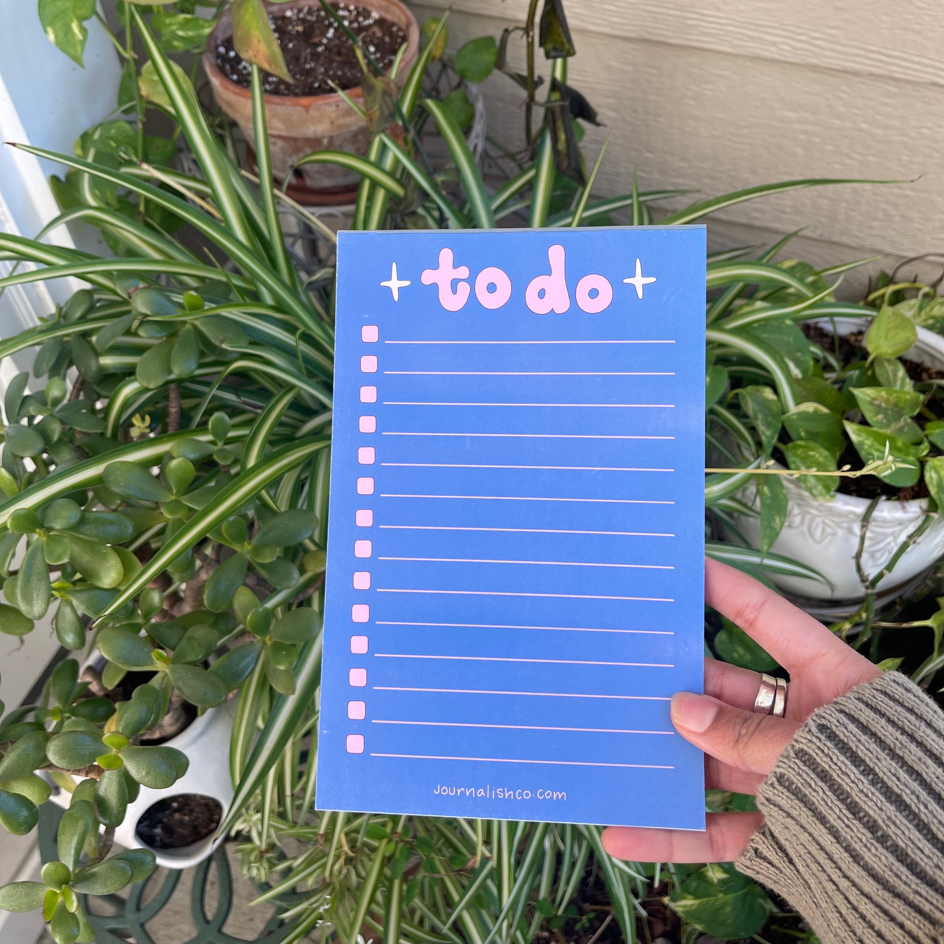 To-do List Notepad, Hand-lettered Notepad, Planner, Stationary, To-do ...