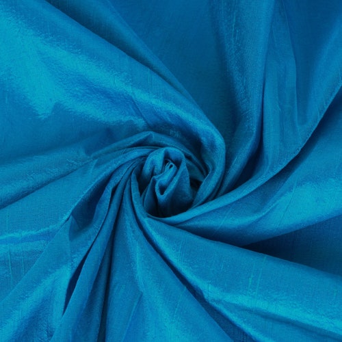 Light Turquoise Blue Indian Pure Dupioni Silk Raw Silk Fabric - Etsy