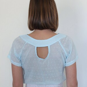 Embroidered Sheer Cotton Top Cut Out Shirt Festival Top - Etsy