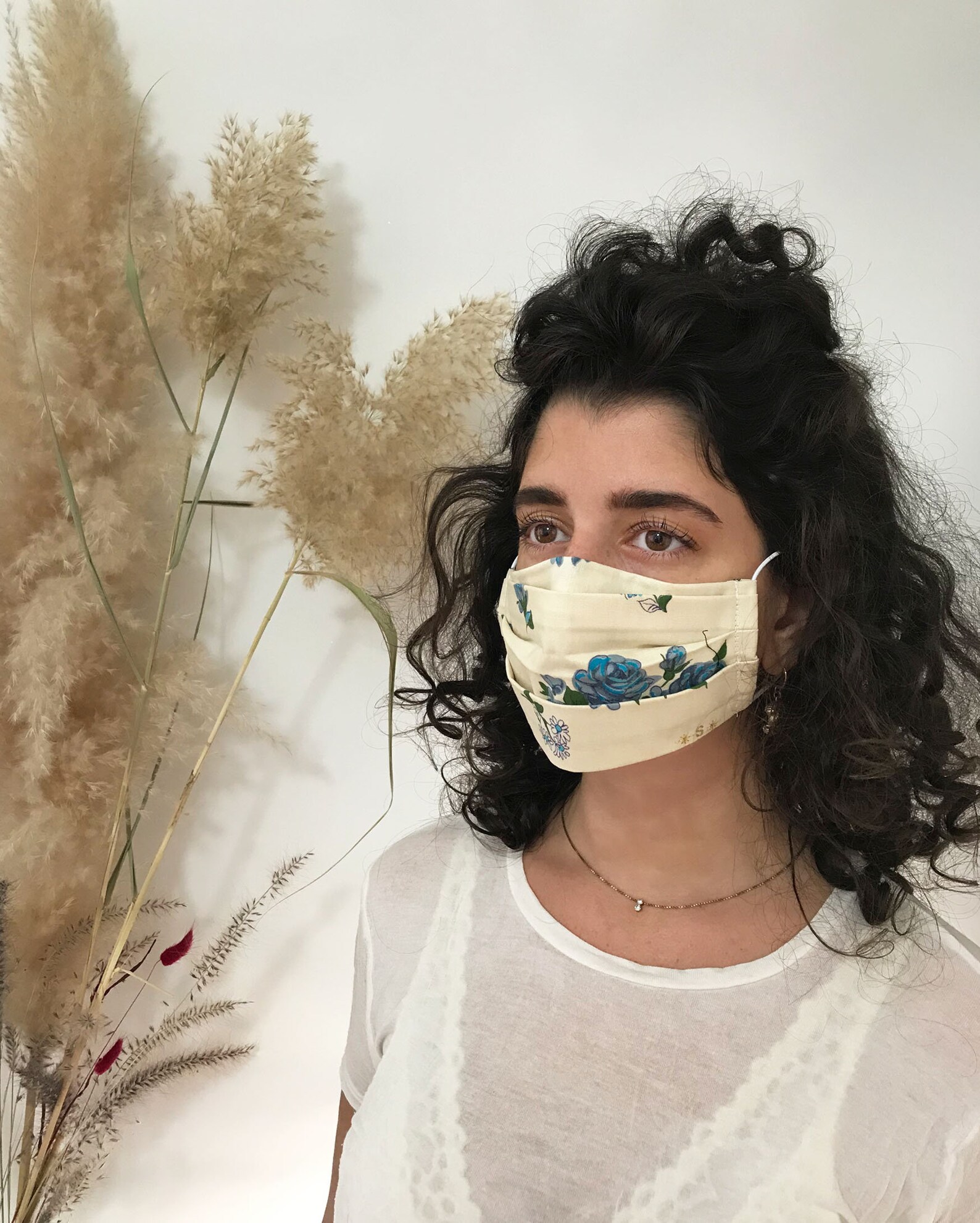 Green Cotton Mask Women Adult Mask Travel Mask 100% Organic - Etsy