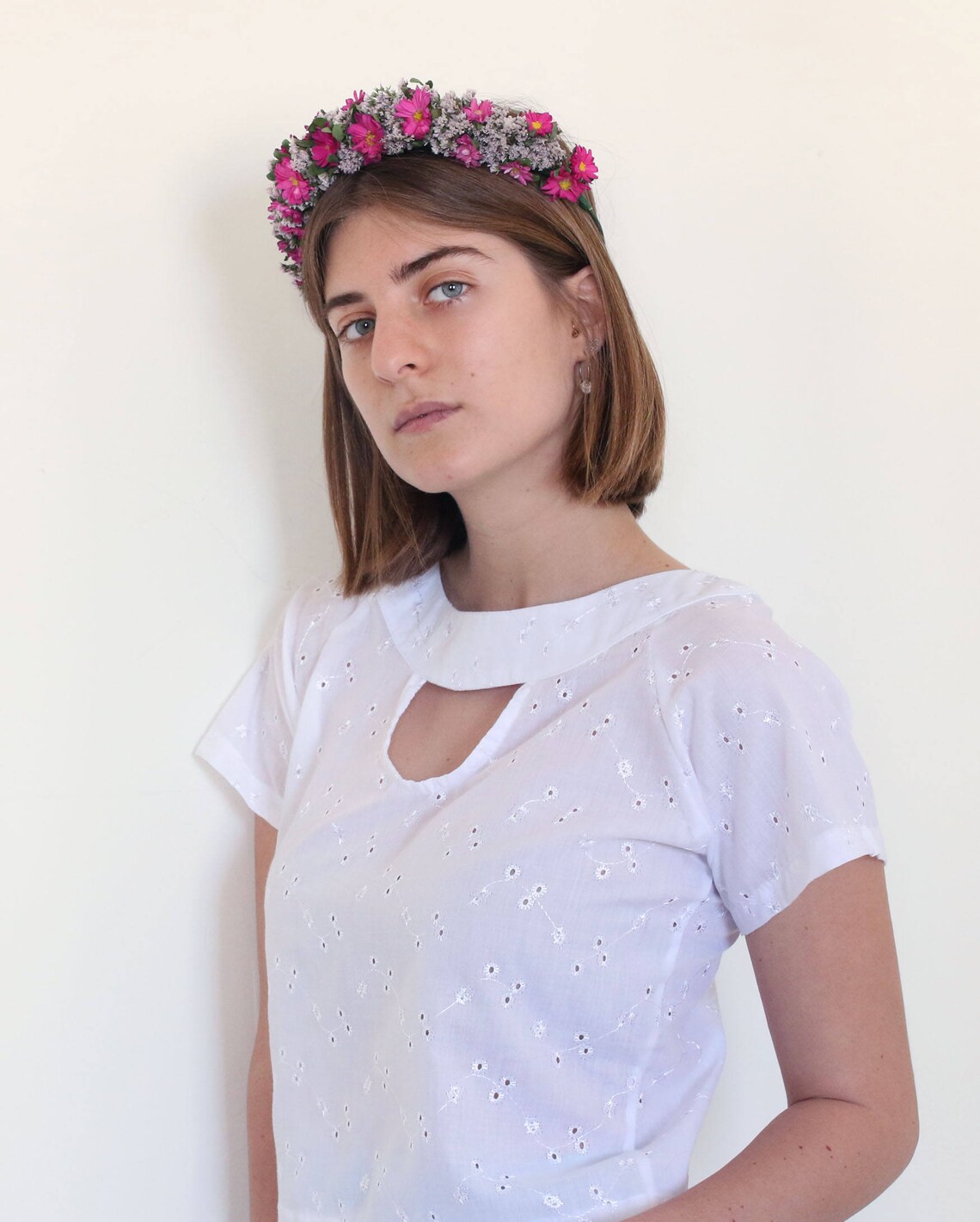 Embroidered Sheer Cotton Top Cut Out Shirt Festival Top - Etsy