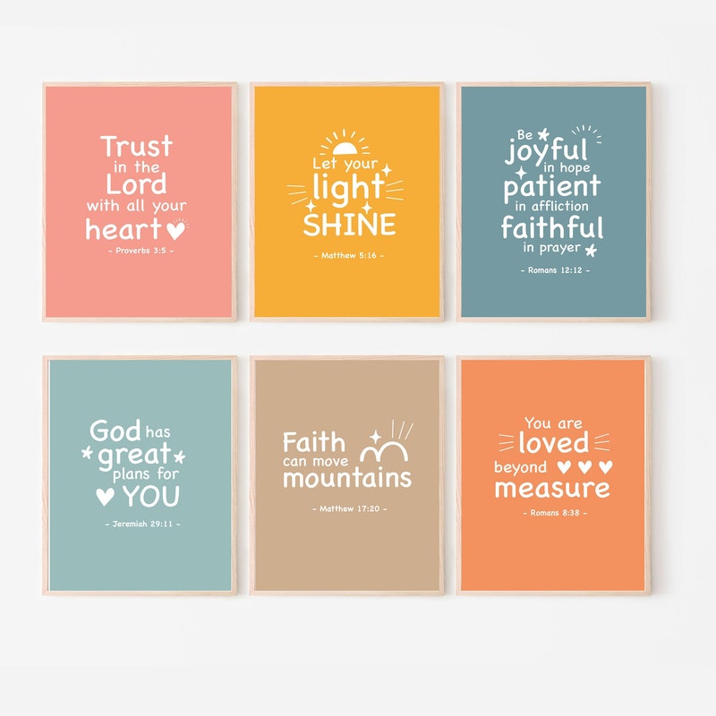 Sunday School Wall Art - Etsy