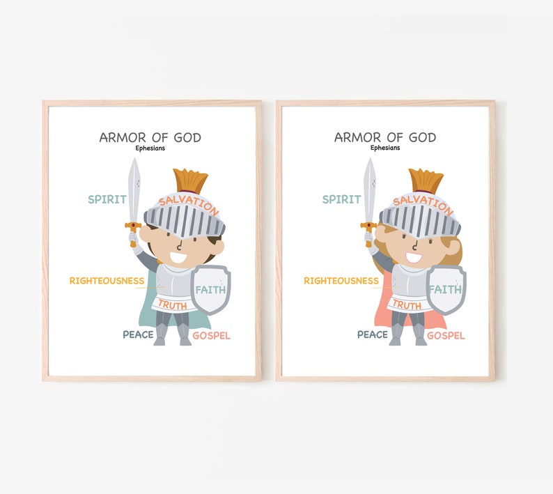 Bundle Kids Bible Verse Wall Art Scripture Learning - Etsy