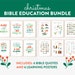 Christmas Story Nativity Activity Bible Verse Bundle Poster Church ...