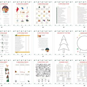 Christmas Story Nativity Activity Bible Verse Bundle Poster Church ...