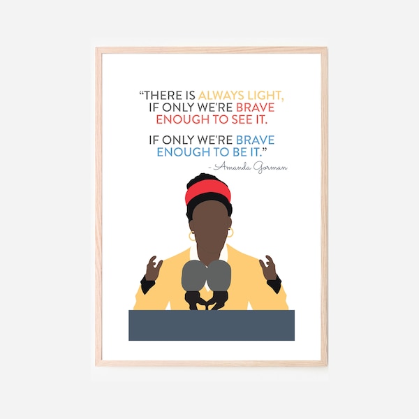 Amanda Gorman Poster - Etsy