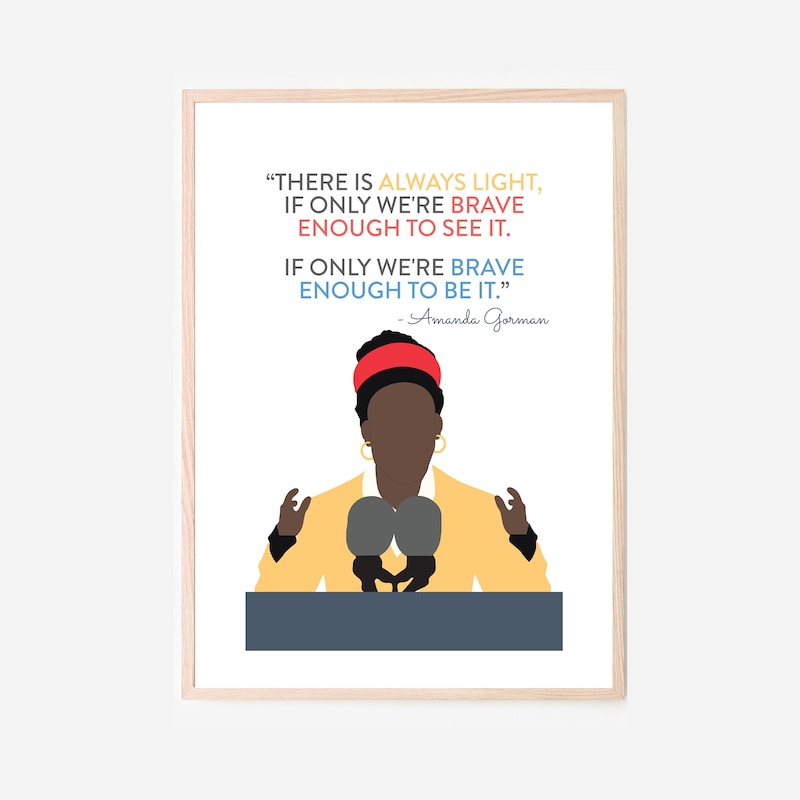 Amanda Gorman Poster - Etsy