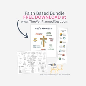 Kids Bible Verse, Wall Art, Scripture Posters, Church, Sunday School ...