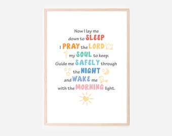 Bundle, Kids Bible Verse, Wall Art, Scripture & Learning Posters ...