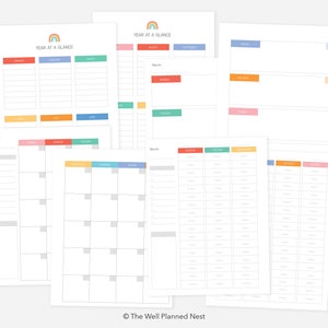 Homeschool Planner Printable Pre-school Montessori School Planner ...