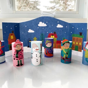 Christmas Nativity Play Scene Kids Fun Winter Creative Activity ...