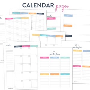 Teacher Planner, Printable Calendar, Planning Curriculum, Lesson Plan ...