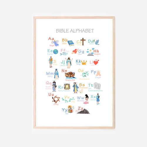 Kids Bible Verse Boho Wall Art Scripture Posters Church - Etsy