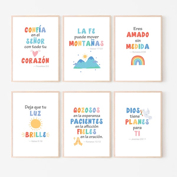 Spanish Bible Posters - Etsy