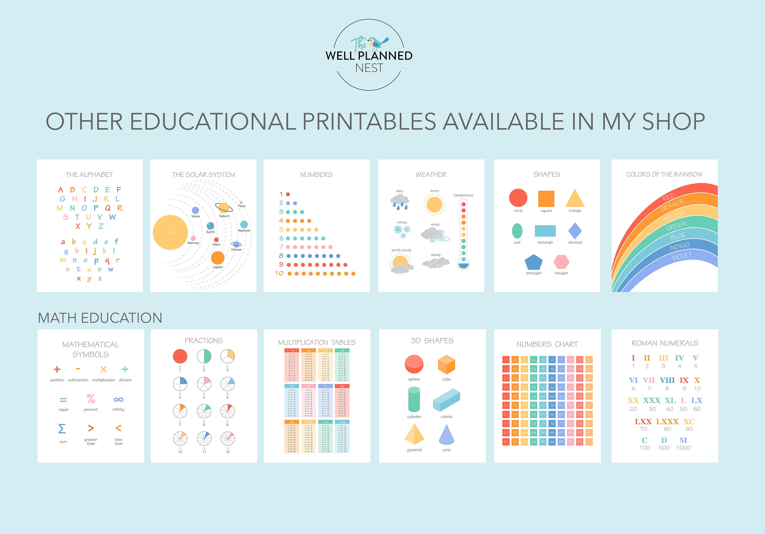 Bundle Kids Bible Verse Wall Art Scripture & Learning | Etsy