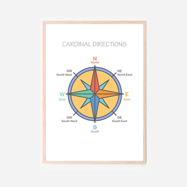 Cardinal Direction - Etsy