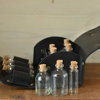 Personalized Belt Potion Holder, Leather Potion Holder, Potion Pouch ...