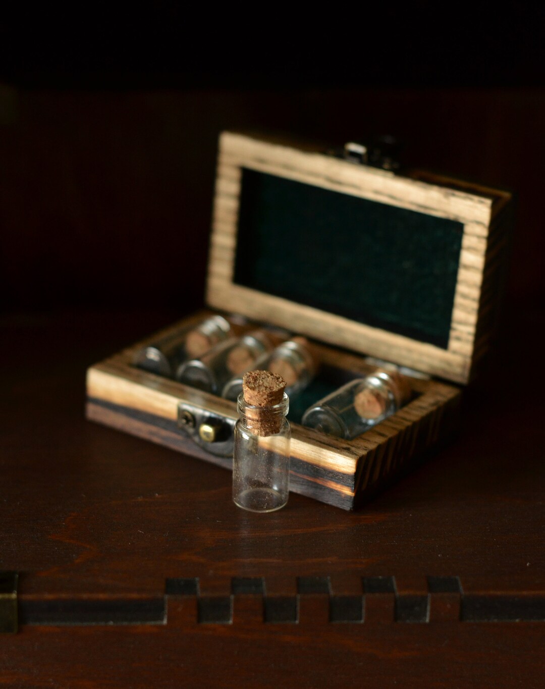 Potions Master's Pocket Box, Wooden Ingredient Box, LARP Accessories ...