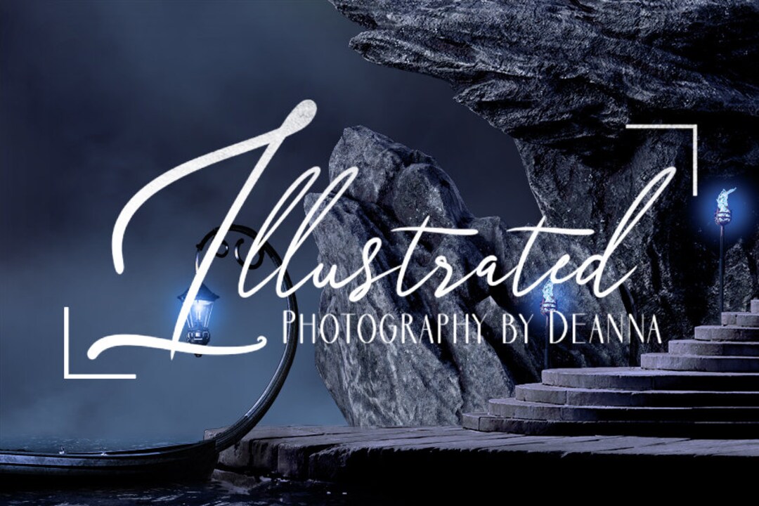 Underworld Digital Backdrop, Cave Digital Background, River Digital ...