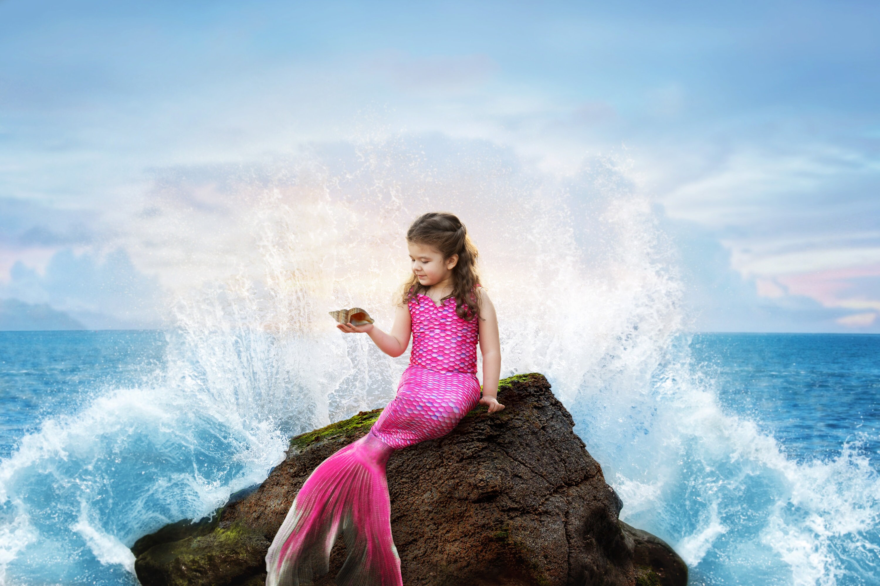 Mermaid Digital Background Pirate Digital Backdrop Ocean | Etsy