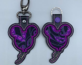 Purple Key Chain - Etsy
