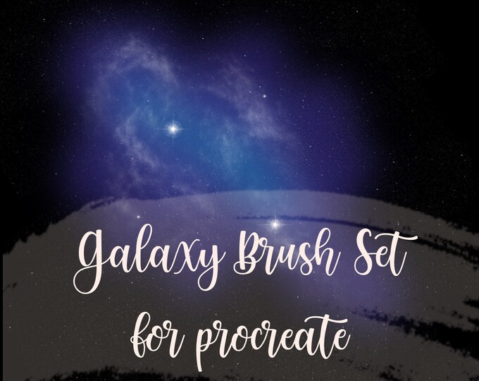 Galaxy Nebula Brush Set for Procreate, Procreate Brush Set, 27 Brushes ...