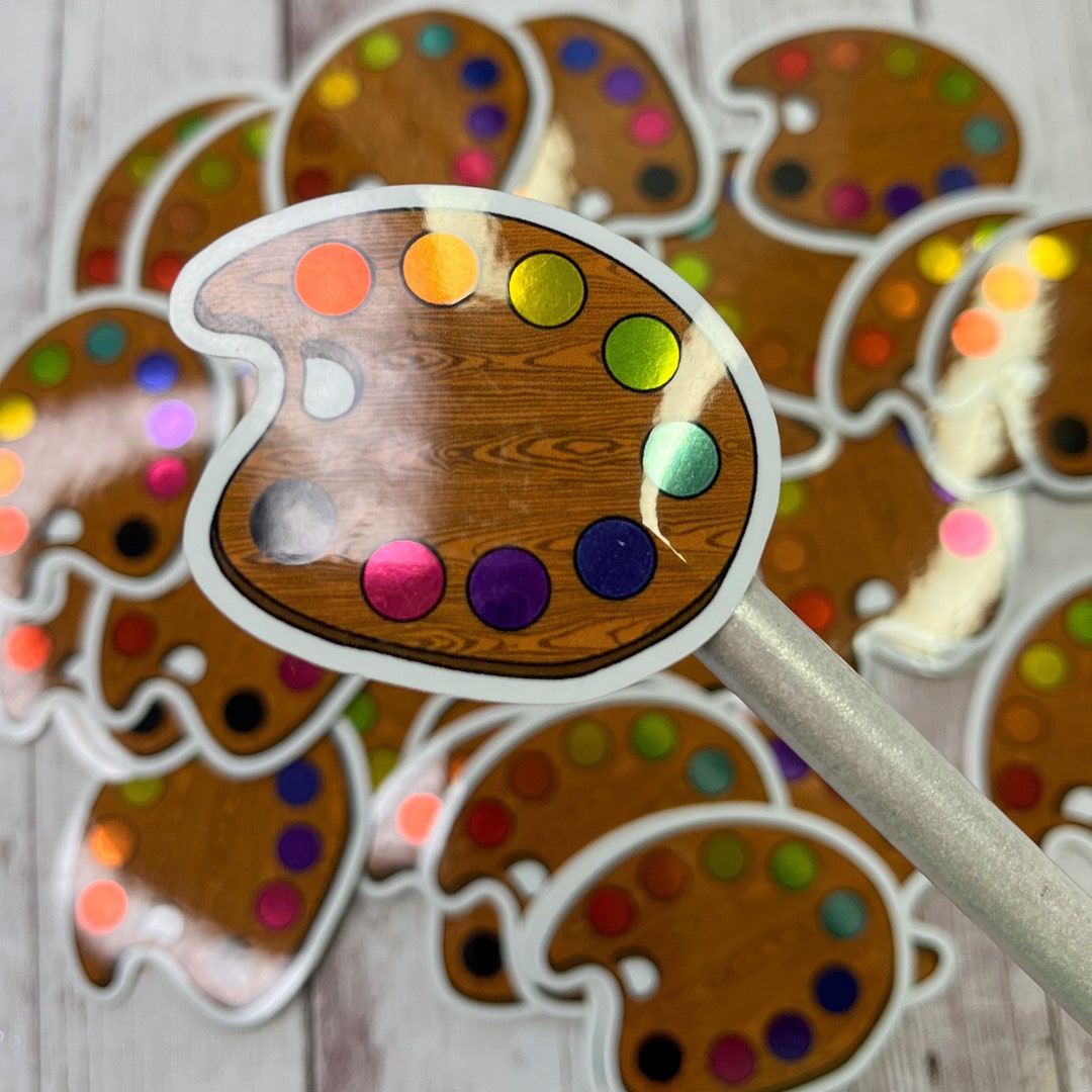 Paint Palette Sticker, Motivational Sticker, Inspiring Quote, Sticker ...