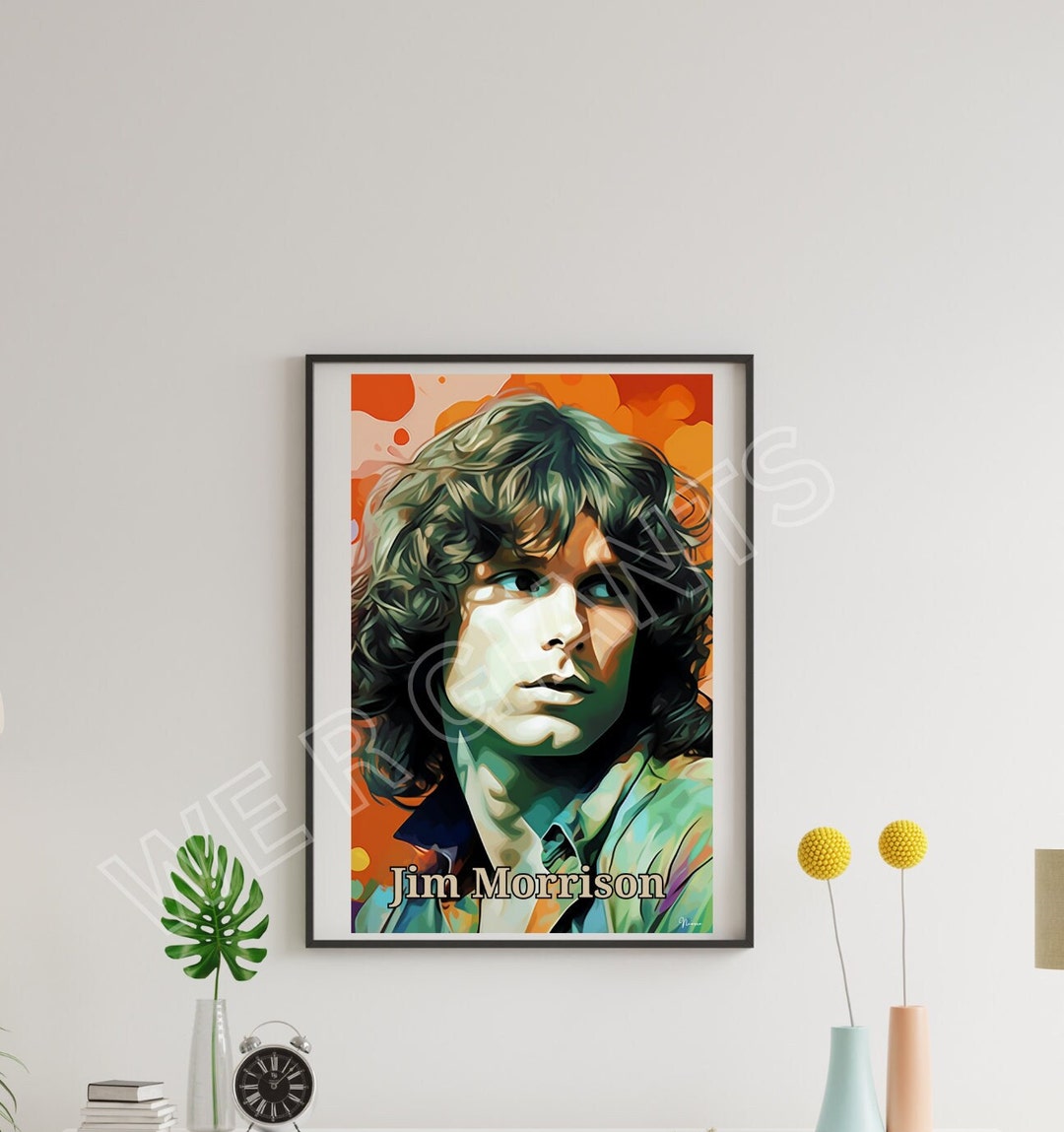 Jim Morrison Rock Poster 11x17 Rock Legend Rock Star Jim Morrison the ...