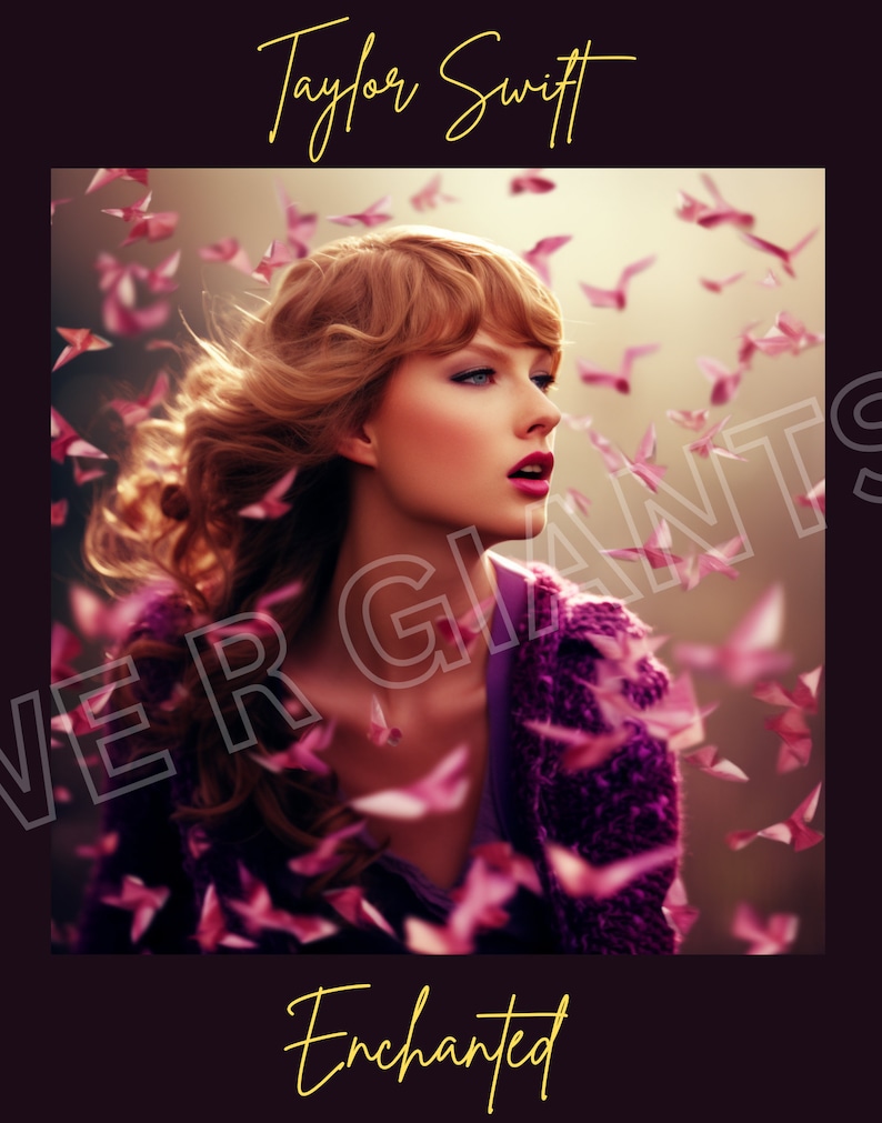 Taylor Swift Enchanted Song Glossy Art Print 11x14 Great Gift - Etsy