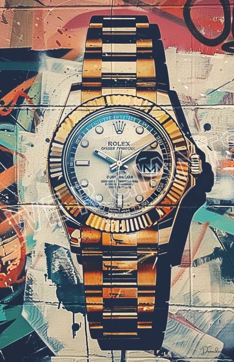 Luxury Watch Art Print 11x17 Wall Decor Art Trendy Fashion Art by ...