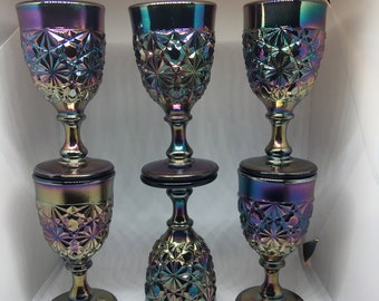 Glass goblets | Etsy