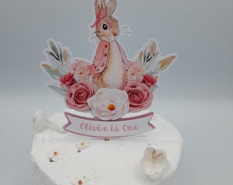 Flopsy Rabbit Cake Topper - Etsy UK