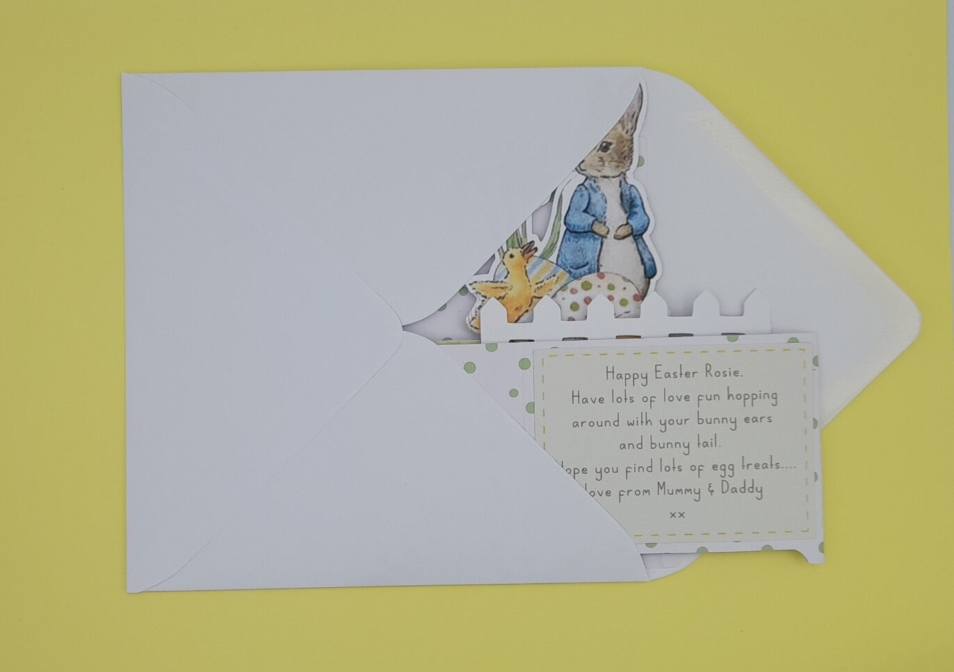 Personalised Peter Rabbit Easter Pop up Card Easter Card - Etsy UK