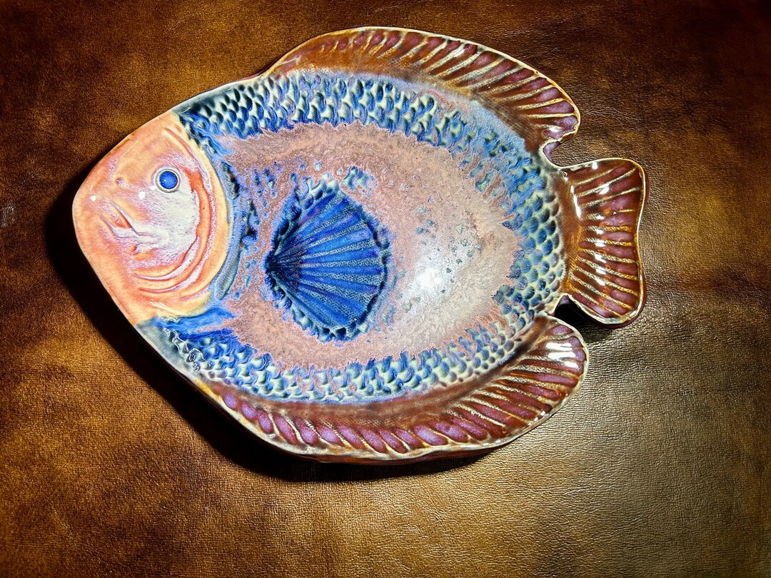 Ocean Art. Sushi Art. Ceramic Fish Plate. Handmade Ceramic Fish. Sushi ...