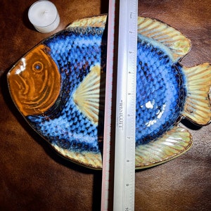 Ocean Art. Ceramic Fish Plate. Fish Plate. Handmade Ceramic Fish. Sushi ...