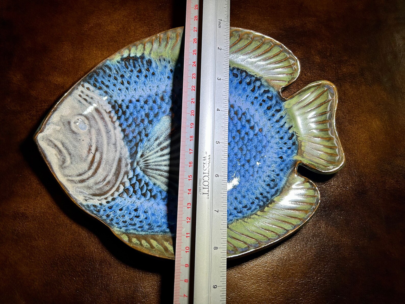 Ocean Art. Ceramic Fish Plate. Fish Platter. Handmade Ceramic - Etsy