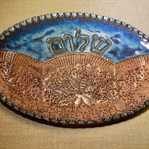 Shabbat Challah Plate. Sabbath Platter. Challah Platter. Shalom Platter ...