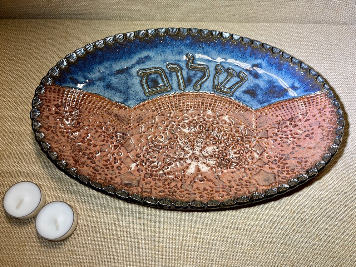 Shabbat Challah Plate. Sabbath Platter. Challah Platter. - Etsy