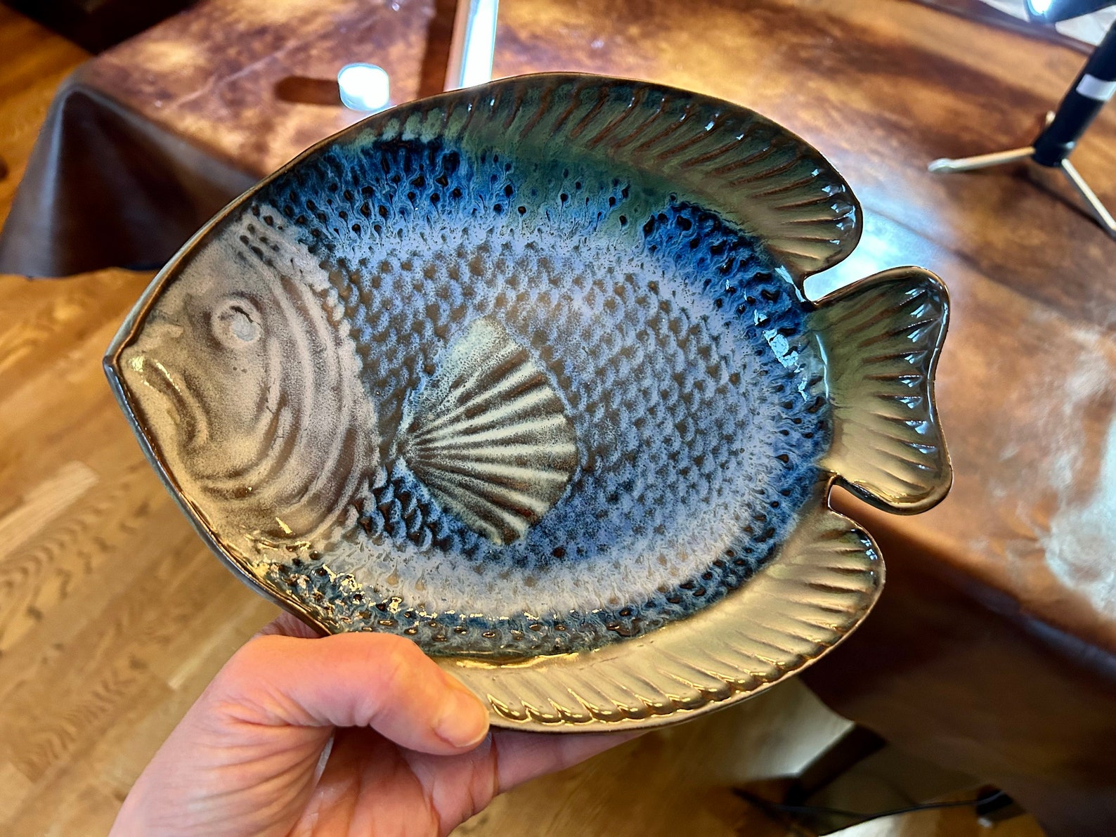 Ocean Art. Ceramic Fish Plate. Fish Platter. Handmade Ceramic - Etsy
