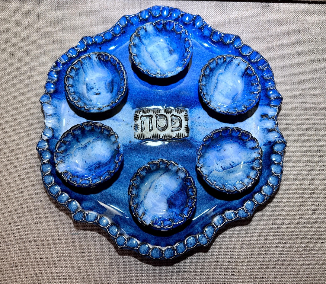 Handmade Passover Seder Plate. Handmade Seder Plate. Pessach Plate ...