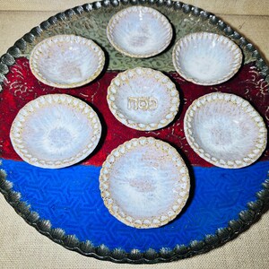 Extra Large Handmade Passover Seder Plate. Ceramic Seder Plate ...