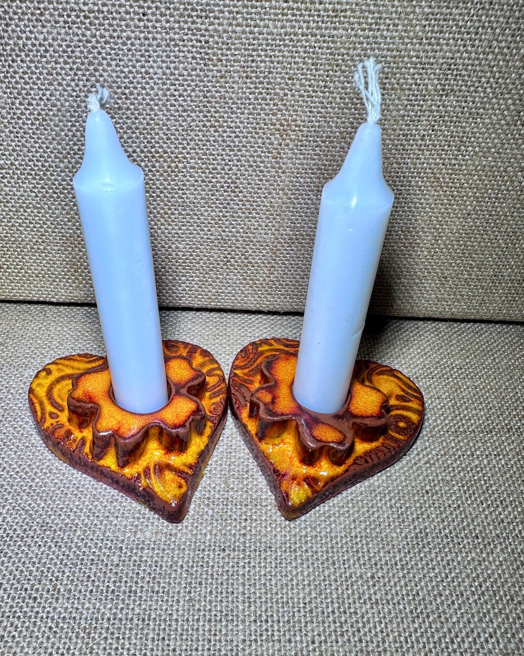 Shabbat Candlesticks. Sabbath Candlesticks. Heart Candle Holders ...