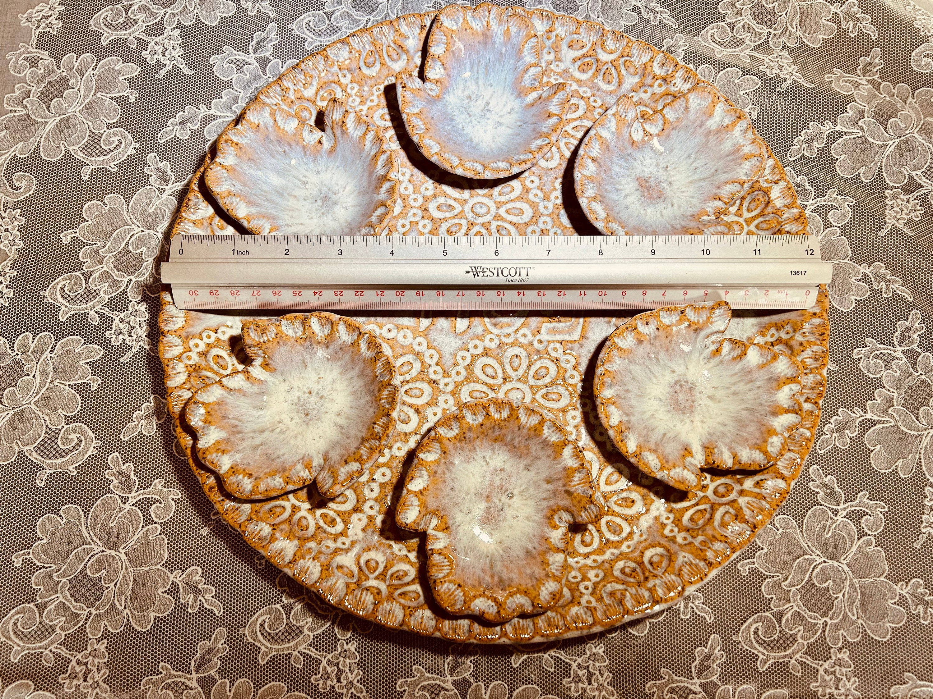 Immediate Shipping Ceramic Passover Seder Plate. Handmade Seder Plate ...