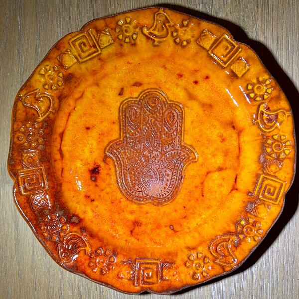 Hamsa Plate - Etsy